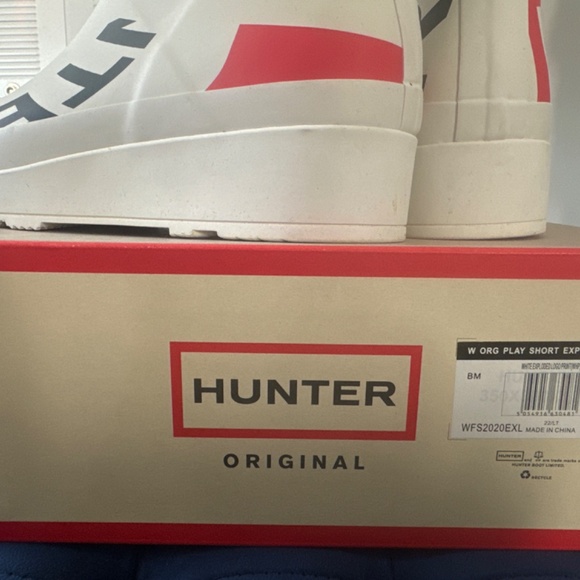 Hunter | Shoes | Org Play Short Exploded Logo | Poshmark